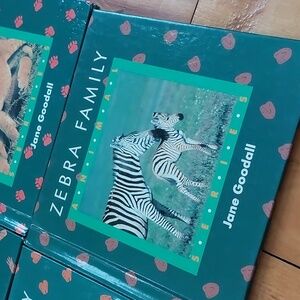 Other | Lot Of 6 1991 Jane Goodall Kids Animal Family Books Hc Lion ...